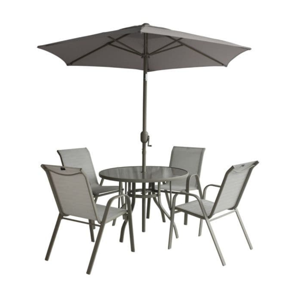 Pagoda Capri - 4 Seater Garden Furniture Dining Set – TS Domestics
